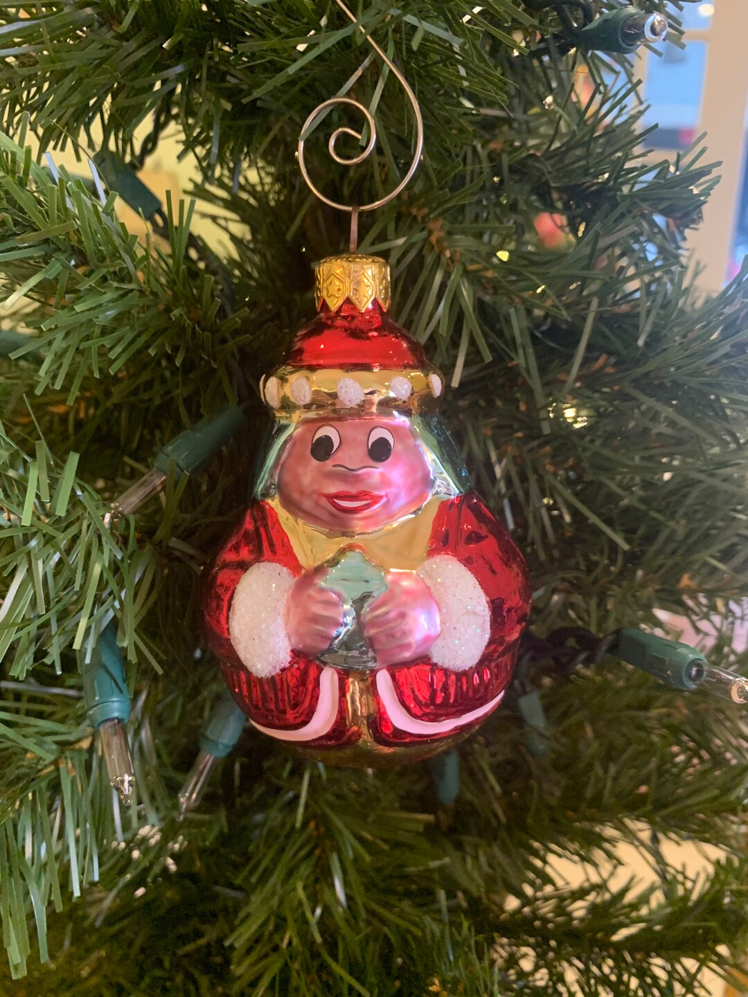 Calik’s Artistry “king” Glass Christmas Tree Ornament - Poland - Etsy