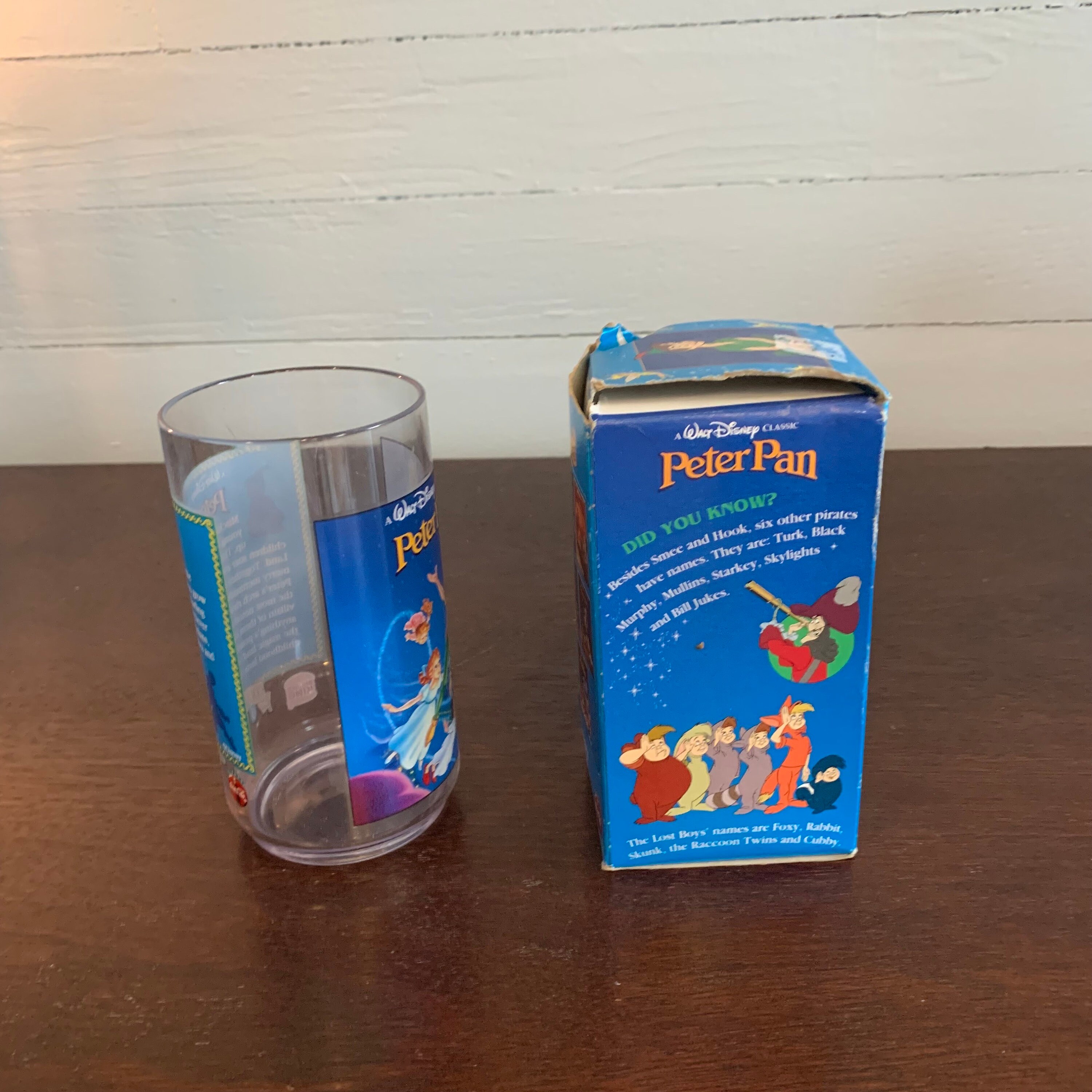 Vintage 1994 Peter Pan Cup Burger King Promo - Etsy