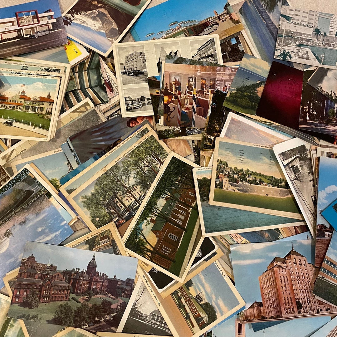 Postcards From 1900s to 1960s - Etsy