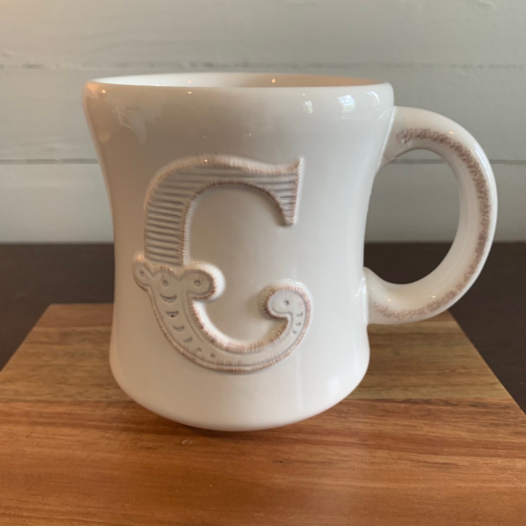 Monogram Initial C Hallmark Stephen Carter Mug - Etsy