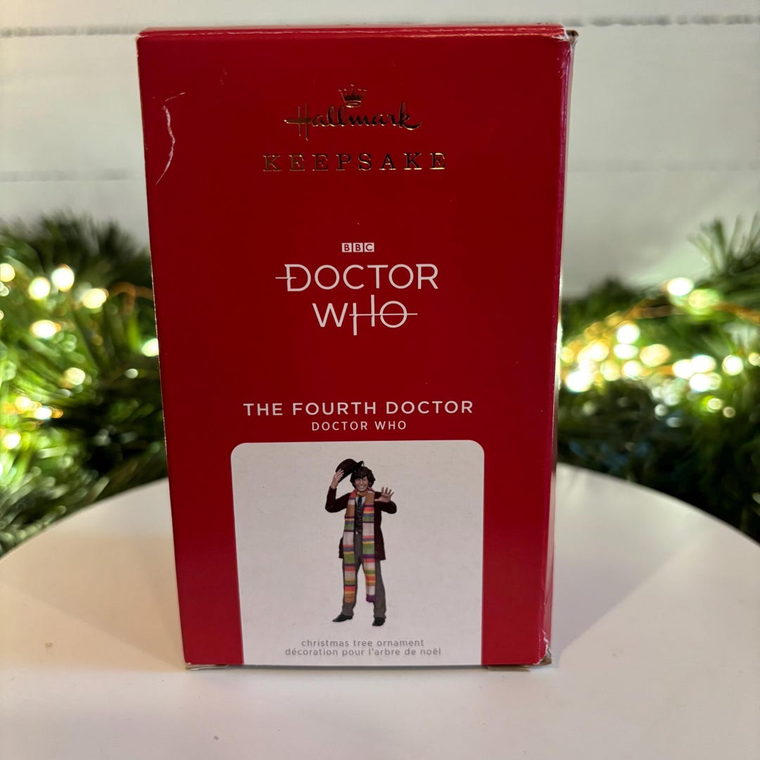 The Fourth Doctor - Dr Who - Hallmark Keepsake Ornament - Etsy