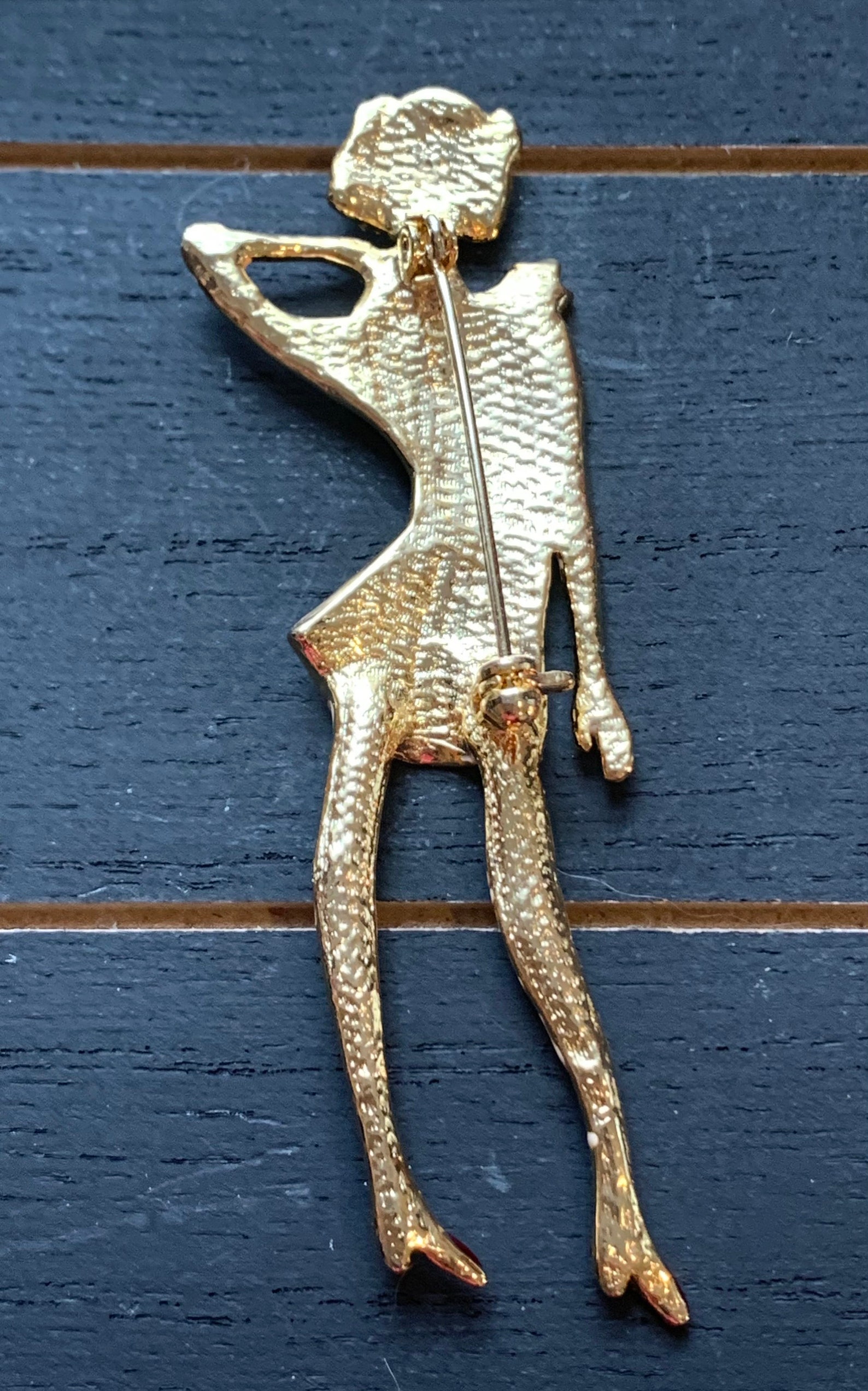 Adorable Vintage Flapper Pin - Etsy