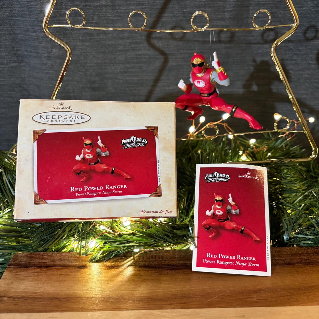 Red Power Ranger - Hallmark Keepsake Ornament - Power Rangers: Ninja ...