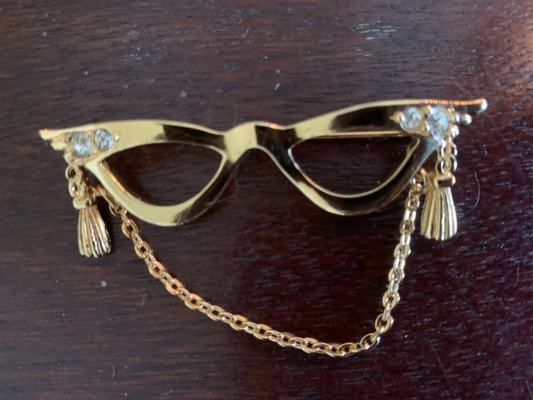 Vintage Avon Eyeglass Pin - Etsy