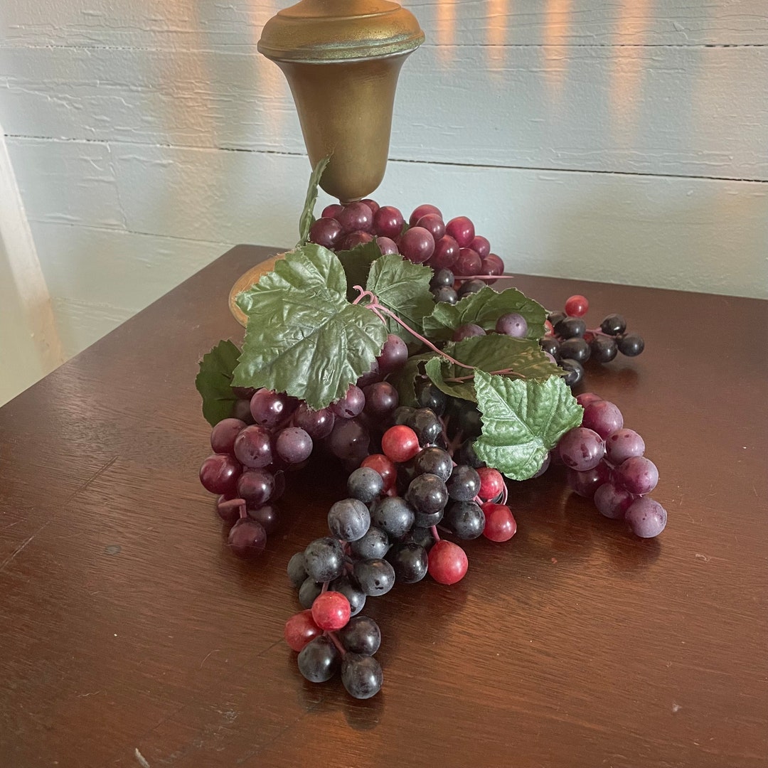 Vintage Retro Grapes - Six Clusters - Etsy