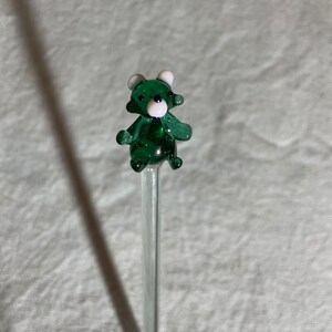 Glass Swizzle Sticks Elephant, Teddy Bear, Toucan, Cockatoo, Owl - Etsy
