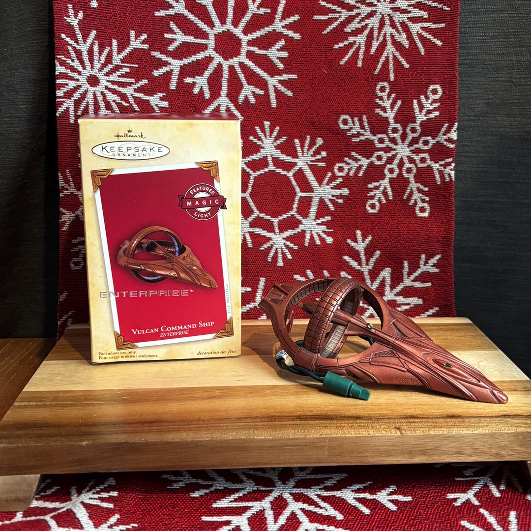 Vulcan Command Ship - Star Trek Enterprise - Magic Ornament - 2004 - Etsy