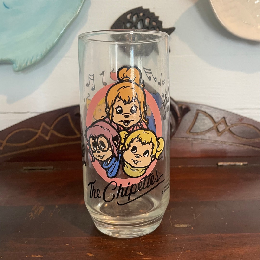 Chippettes Alvin and the Chipmunks Collectible Glass - Etsy