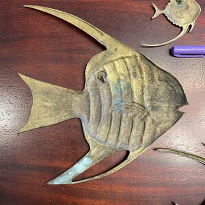 Four Brass Fish - Etsy