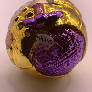 Calik’s Artistry “dwarf” Glass Christmas Tree Ornament - Poland - Etsy