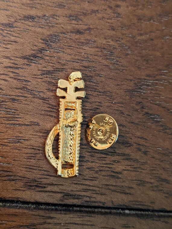 Vintage BALLOU REG'D Gold Tone White Crystal Rhinesto… - Gem