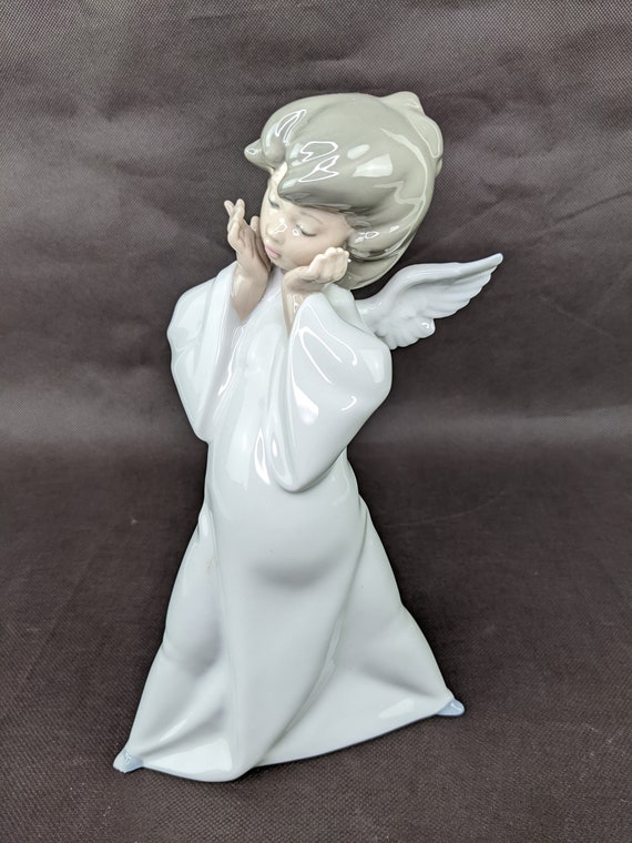 Vintage LLADRO MIME Angel With Wings Porcelain Sculpture - Etsy