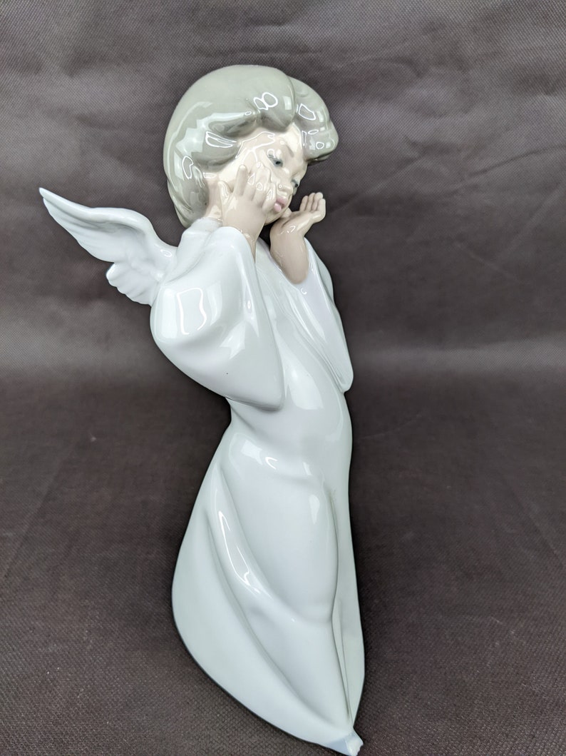 Vintage LLADRO MIME Angel With Wings Porcelain Sculpture - Etsy