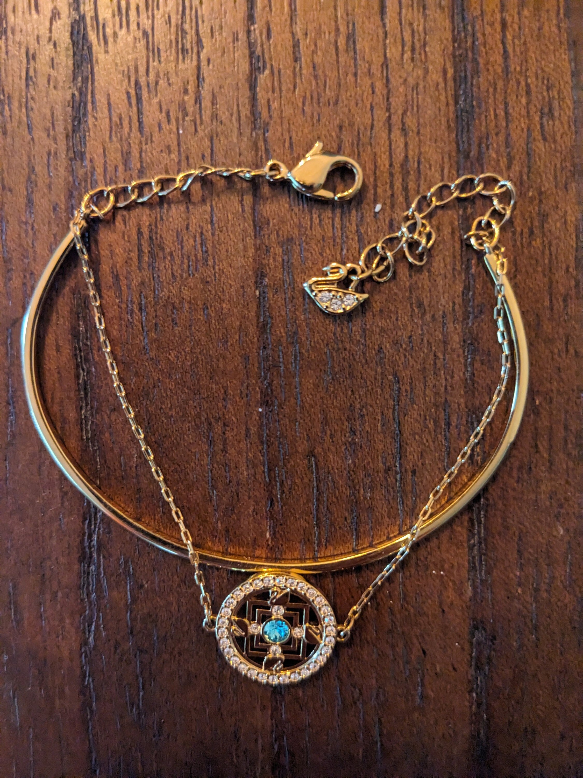 Swarovski symbolic mandala bangle store