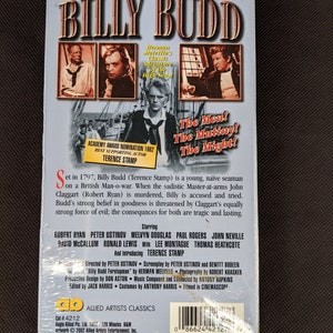 Billy Budd Movie VHS Video Tape 40th Anniversary Edition Sealed NEW NOS ...