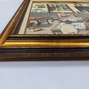 Vtg 1987 H Hargrove Dear Old School Days Art Print Limited Edition ...