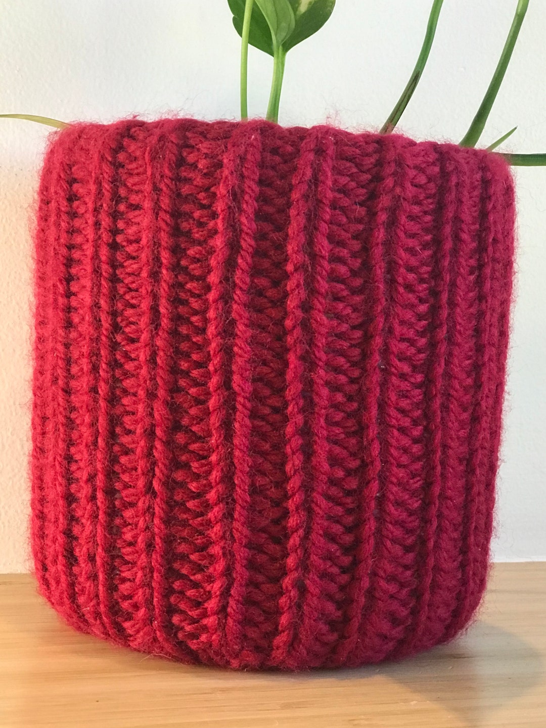 Ma-ti Plant Pot Cosy Knitting Pattern PDF - Etsy
