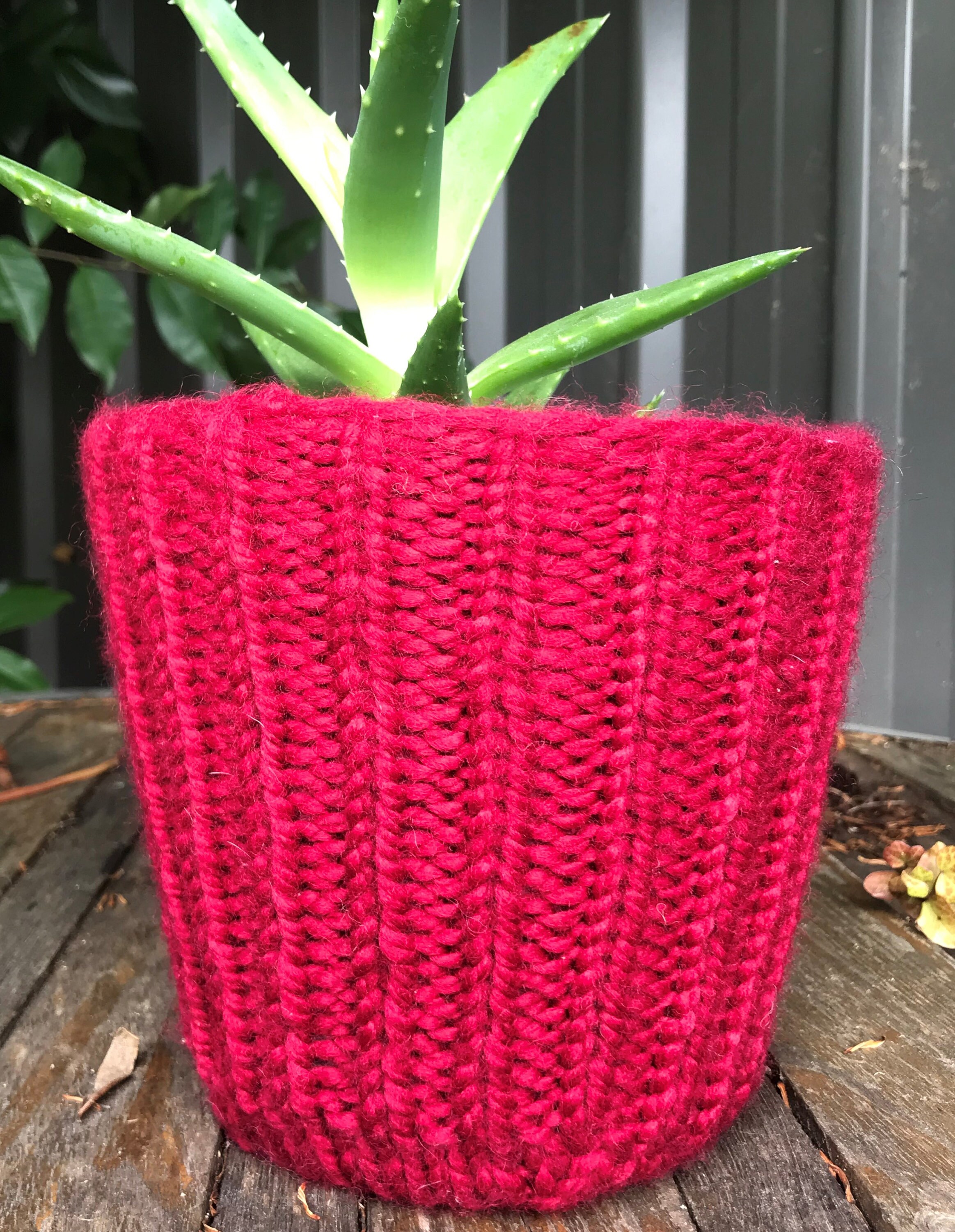 Ma-ti Plant Pot Cosy Knitting Pattern PDF - Etsy