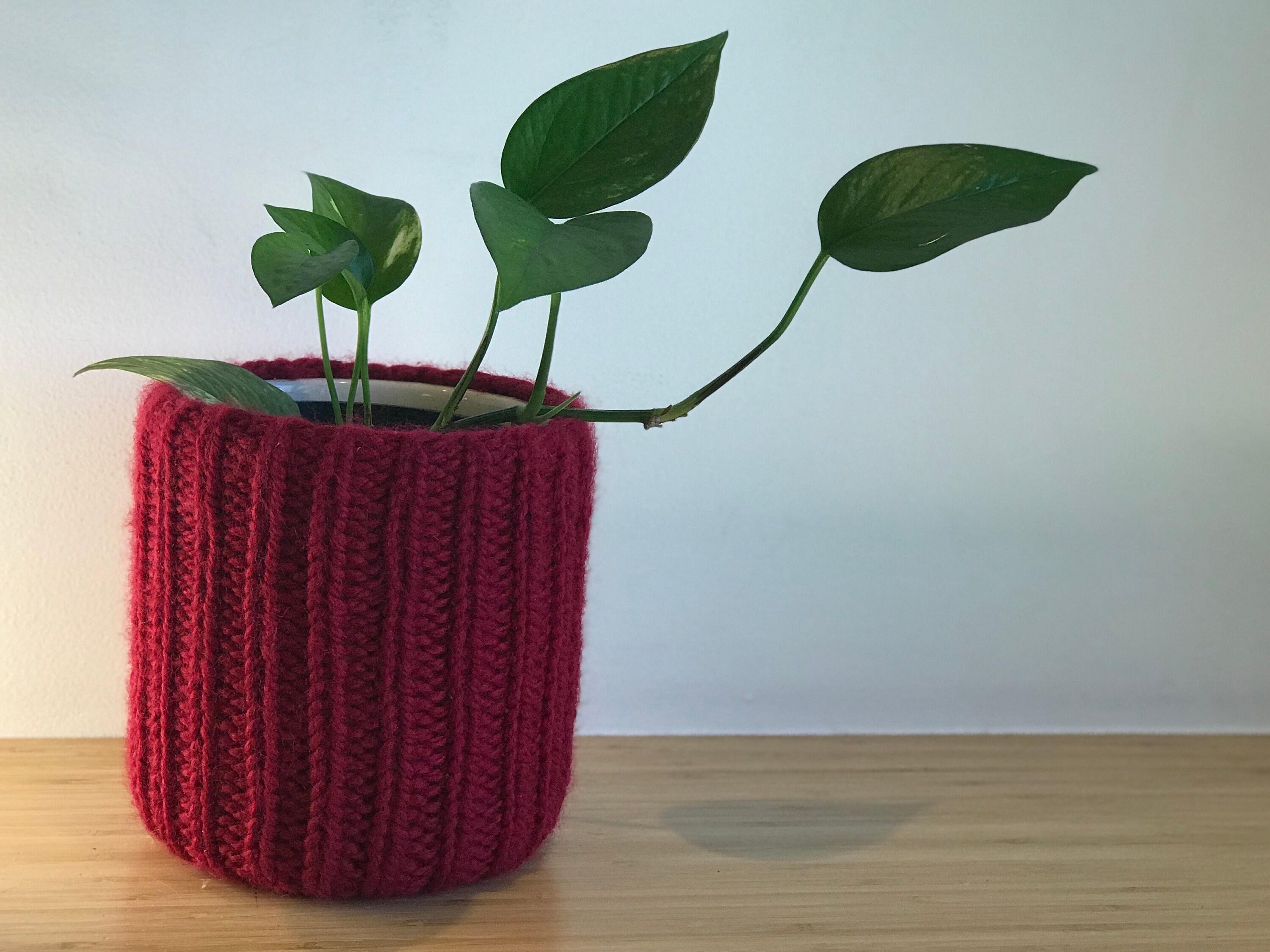 Ma-ti Plant Pot Cosy Knitting Pattern PDF - Etsy