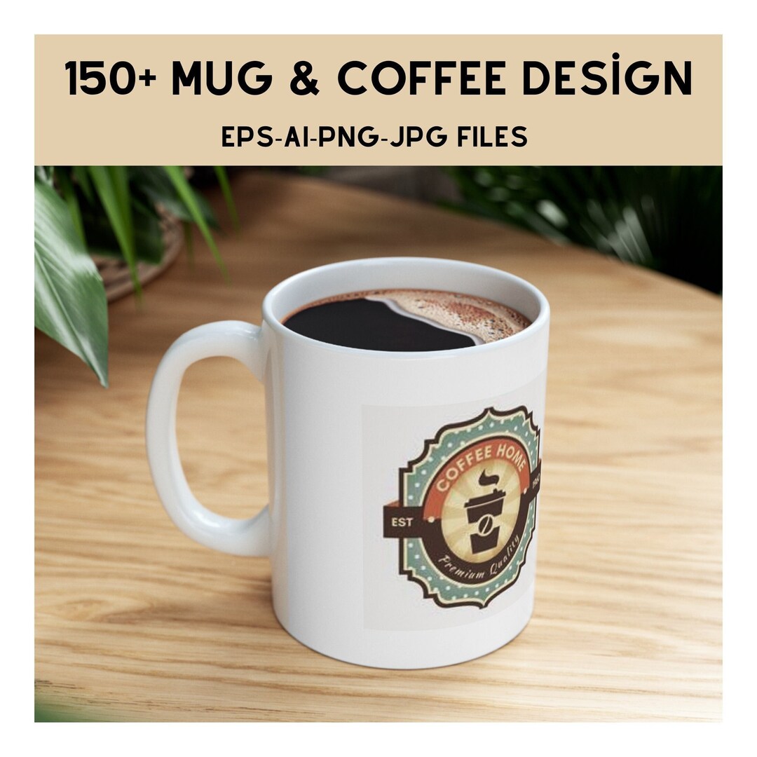 Coffee Cup Mug Design, Style Stock Photo, Special Mug Photo Graphic ...