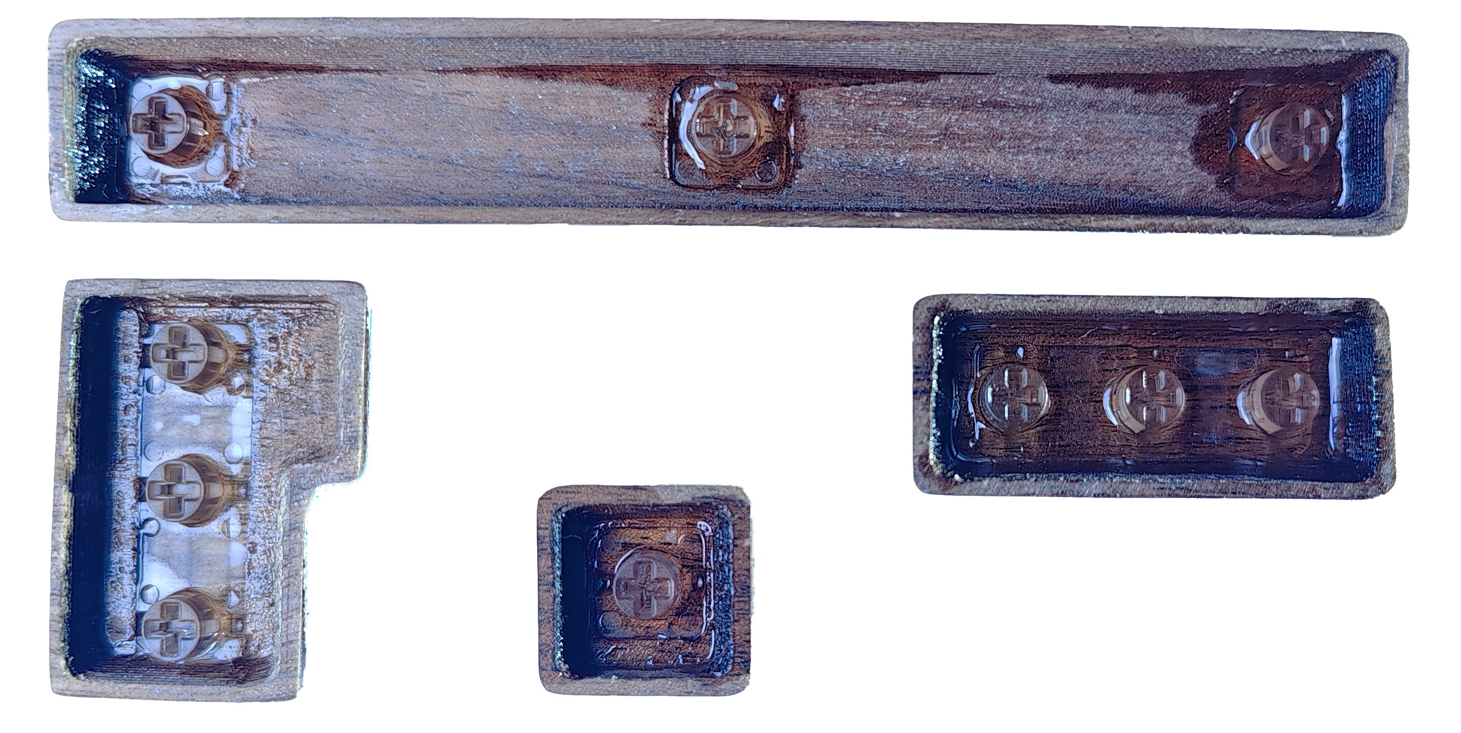 Wooden Keycaps ANSI/ISO OEM Height Cherrymx Stem Black Walnut - Etsy