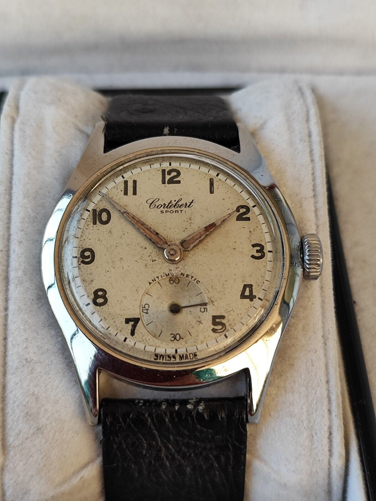 Cortebert Sport Vintage Watch for Men Manual Wind Original Steel Case ...