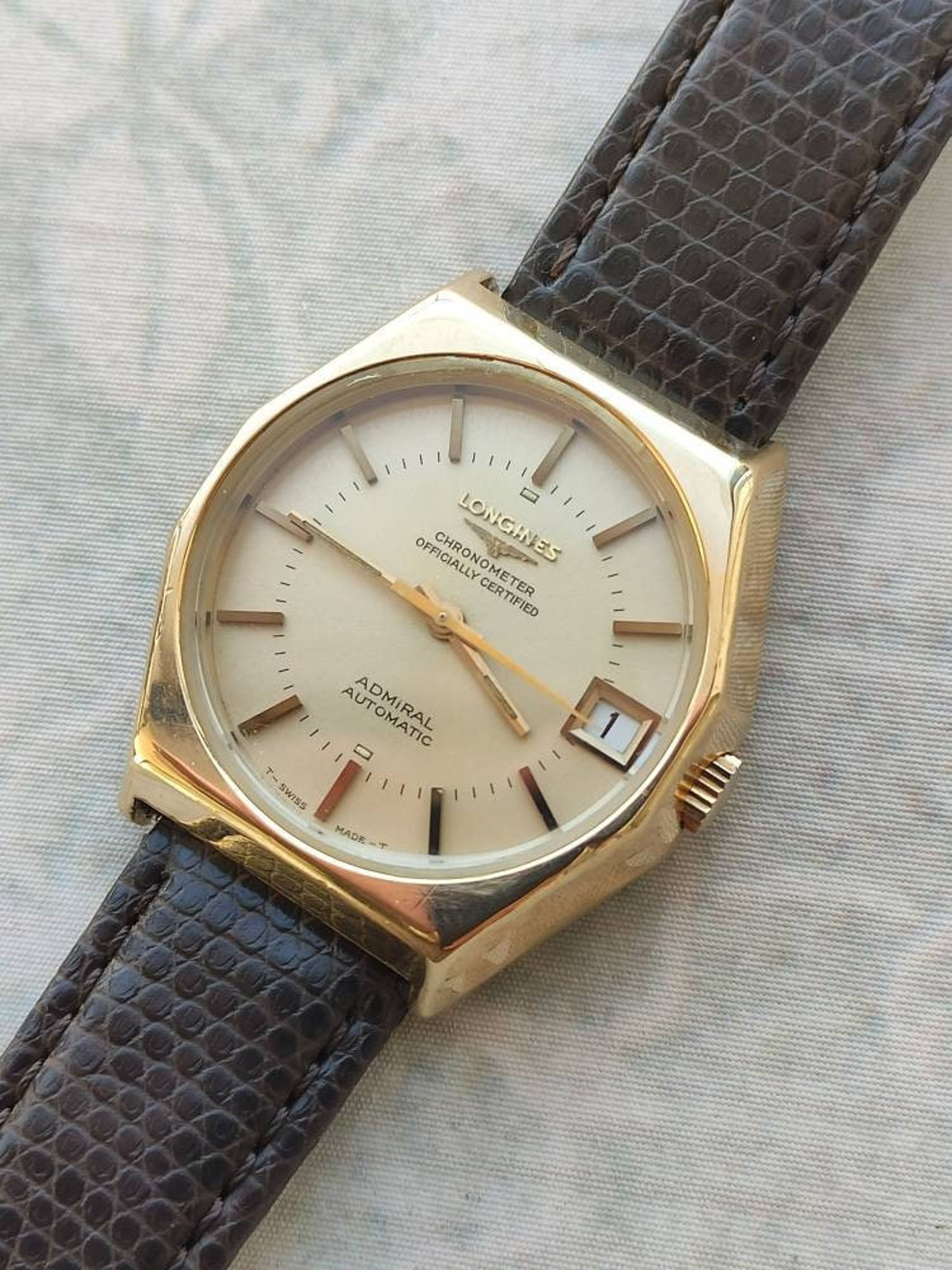 Longines Admiral Officially Certified Chronometer Vintage - Etsy