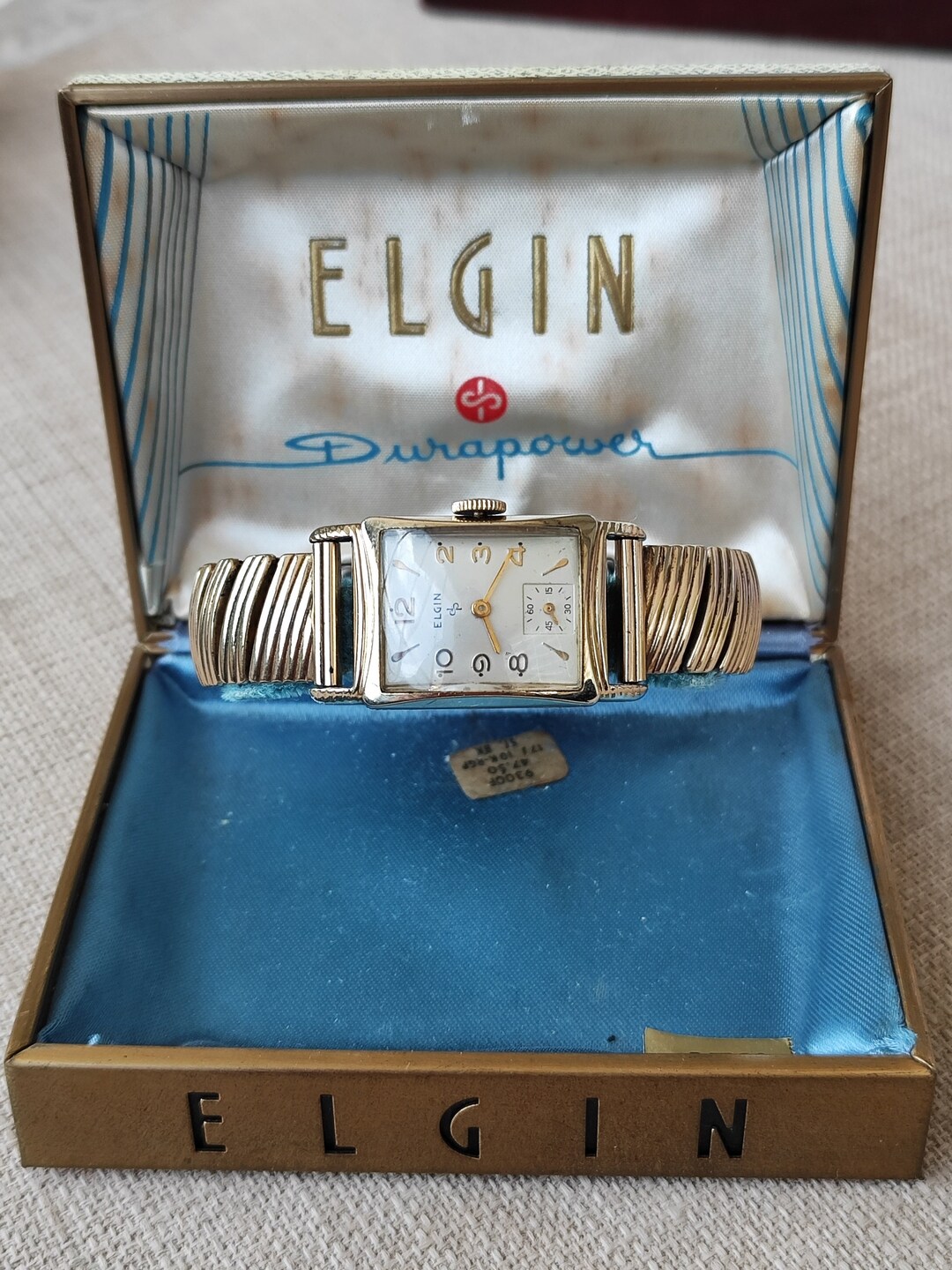 Elgin Art Deco W Original Box and Papers - Etsy