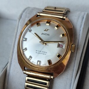 Enicar Star Jewels Vintage Automatic Men's Watch - Etsy
