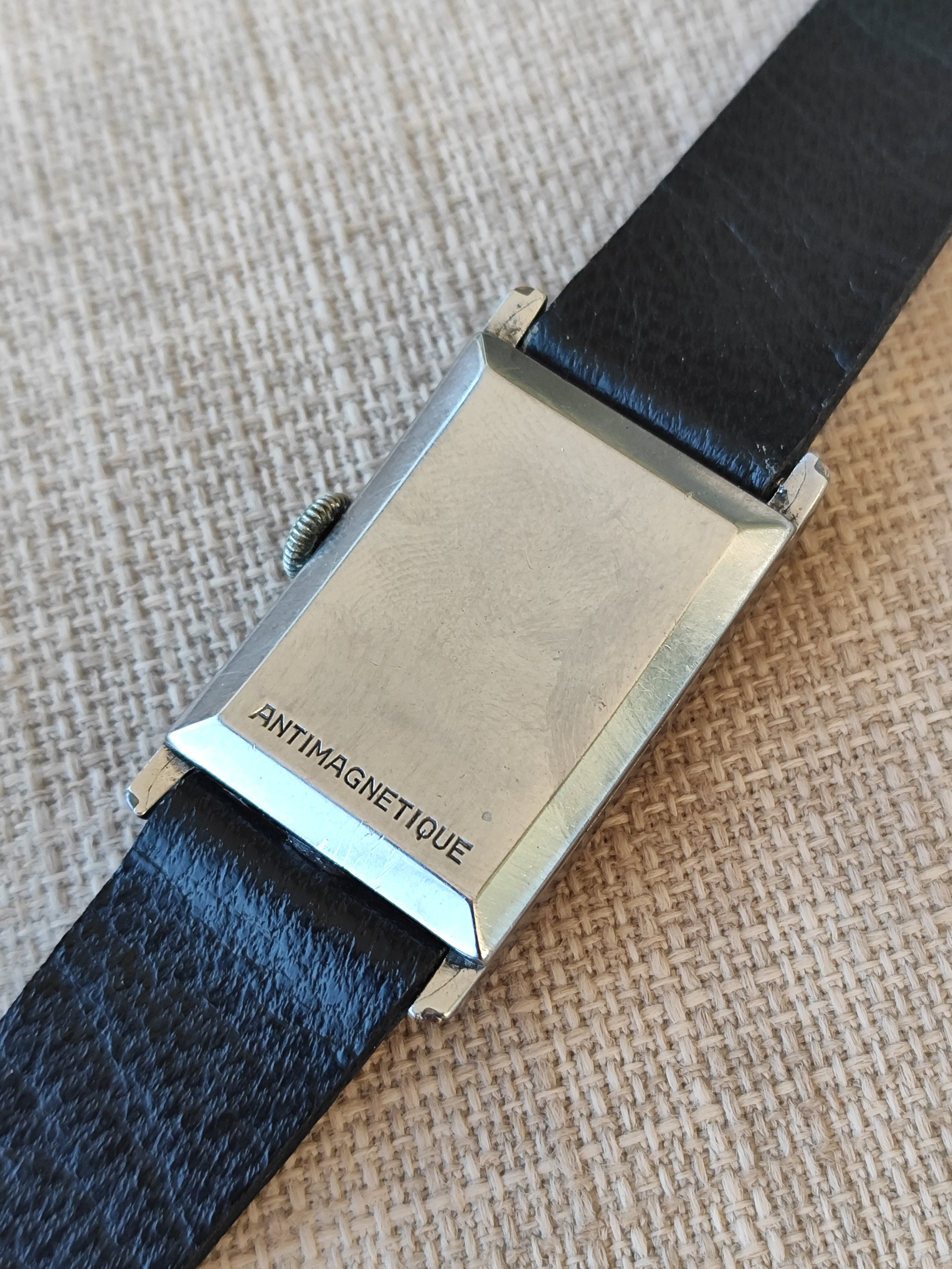 Cortebert Tank Staybrite Case Vintage Men's Watch With Original ...