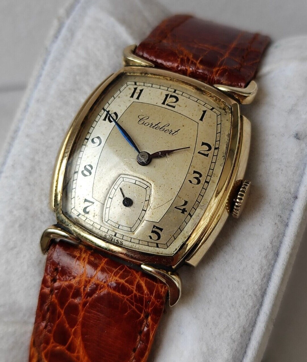 Cortebert Art Deco Vintage Watch 10k Rolled Gold Plated Beautiful Case ...
