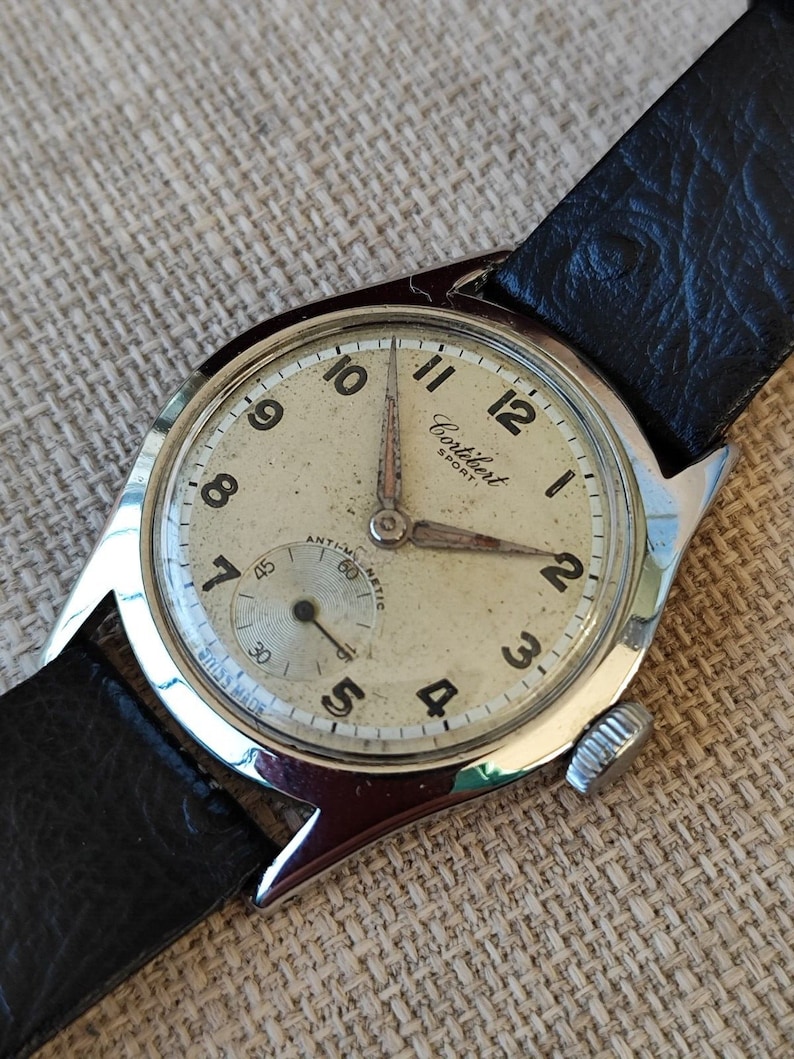 Cortebert Sport Vintage Watch for Men Manual Wind Original Steel Case ...