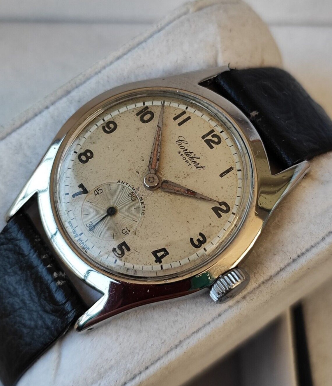 Cortebert Sport Vintage Watch for Men Manual Wind Original Steel Case ...