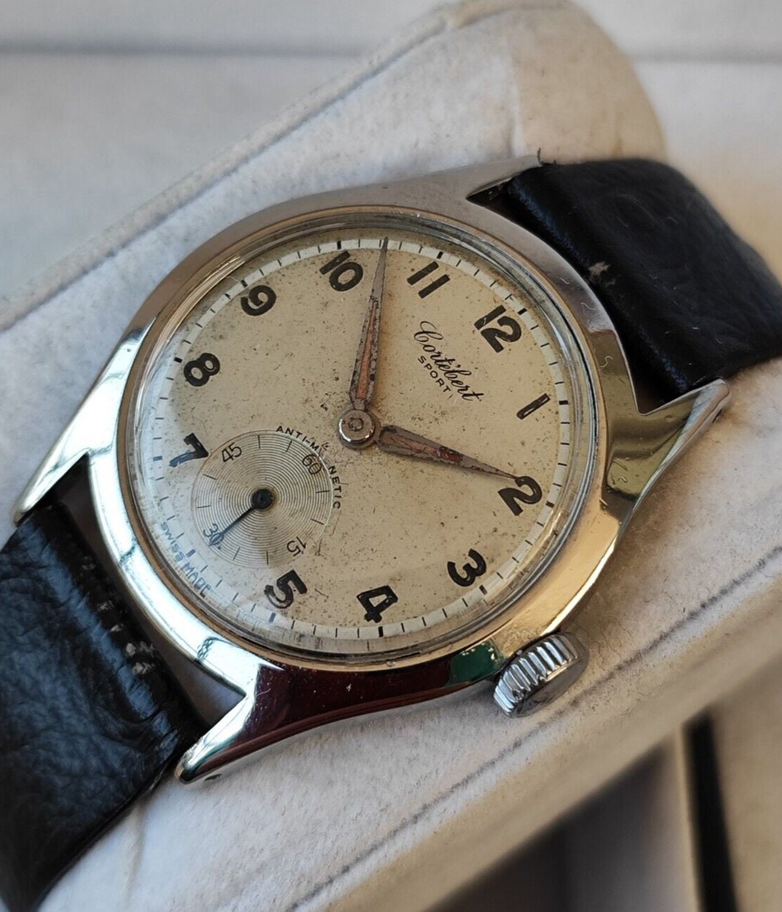 Cortebert Sport Vintage Watch for Men Manual Wind Original Steel Case ...