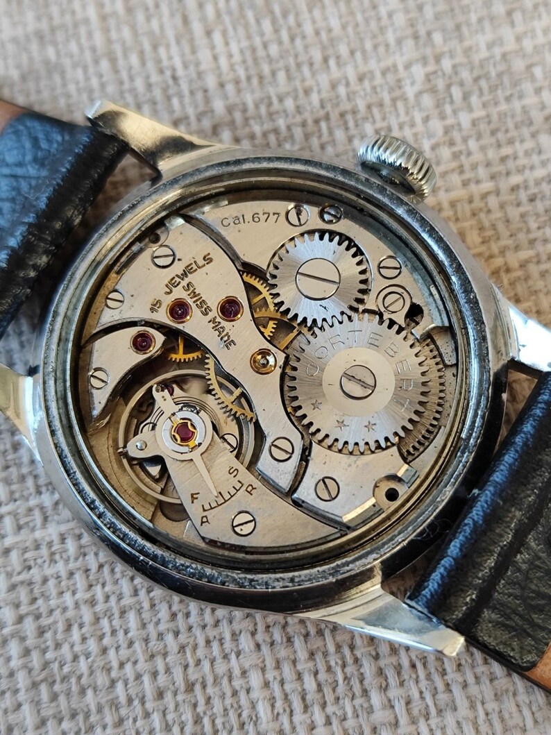 Cortebert Sport Vintage Watch for Men Manual Wind Original Steel Case ...