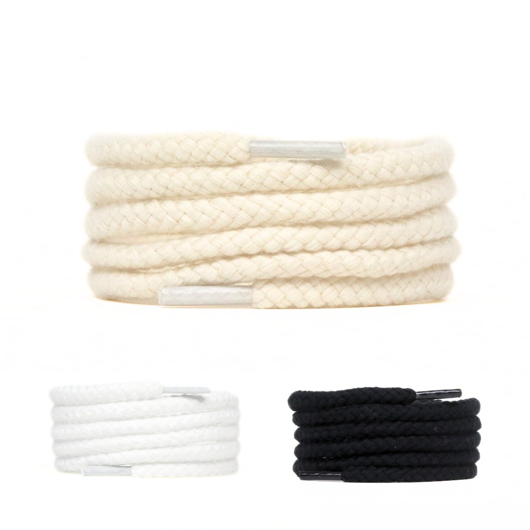 Rope Laces, Funny DIY Natural Texture Shoelaces, Thick Twisted Shoe ...