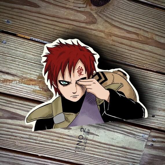 Gaara Jutsu Manga Sticker - Etsy