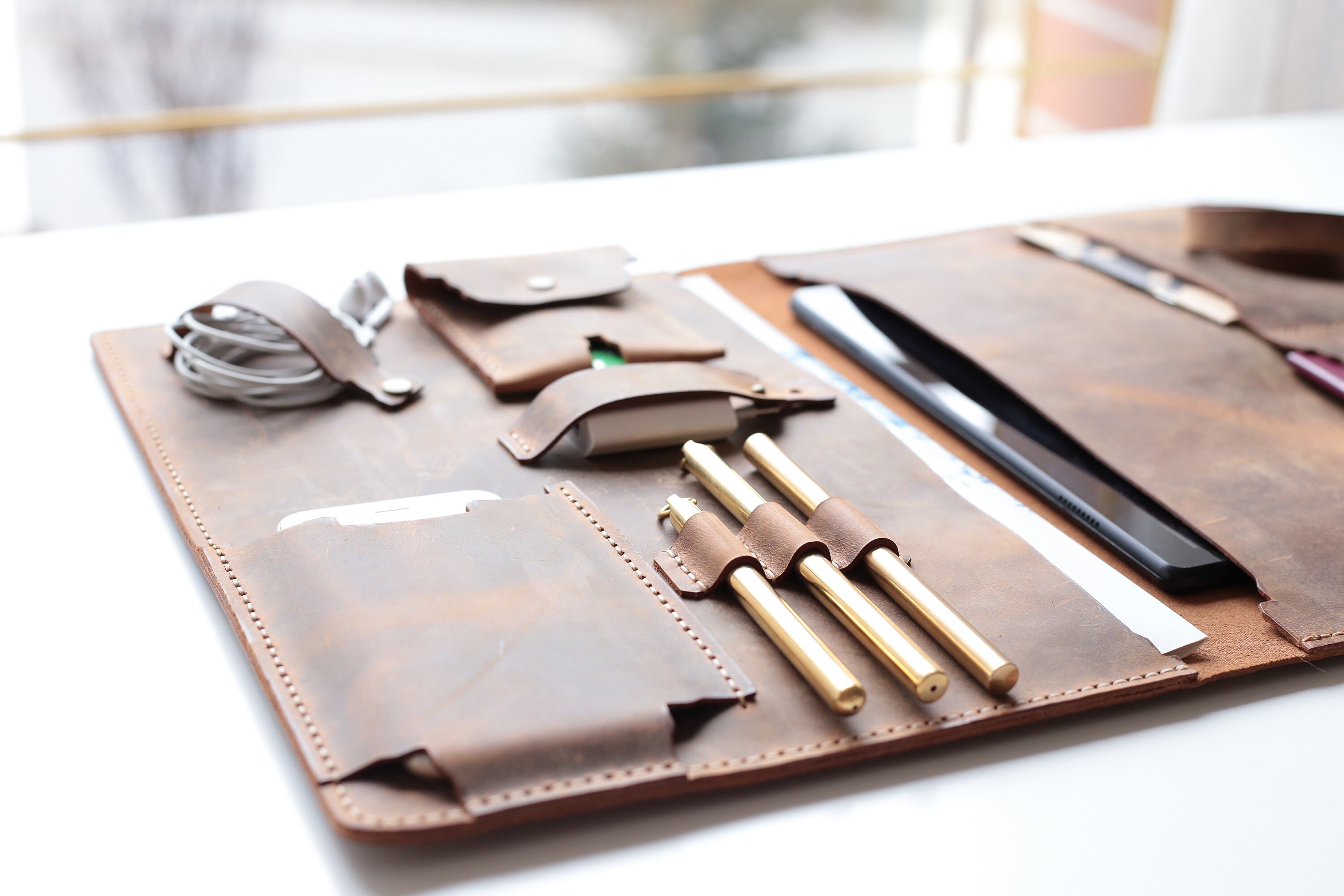 Personalized Leather Organizer Remarkable 2 Case Genuine Leather