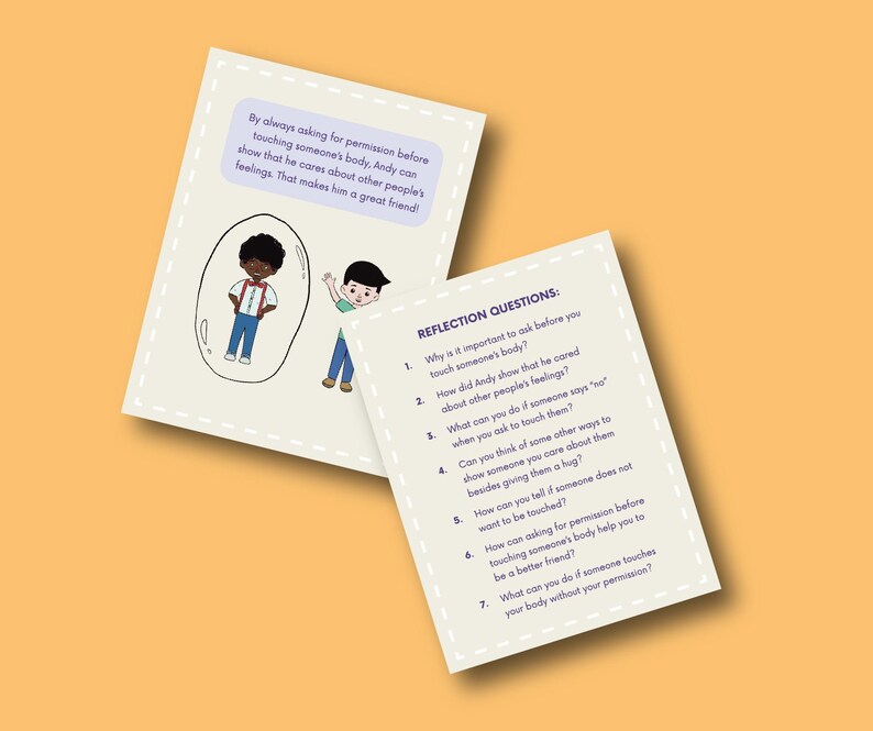 Always Ask Before You Touch - A Social Story About Consent for Children ...