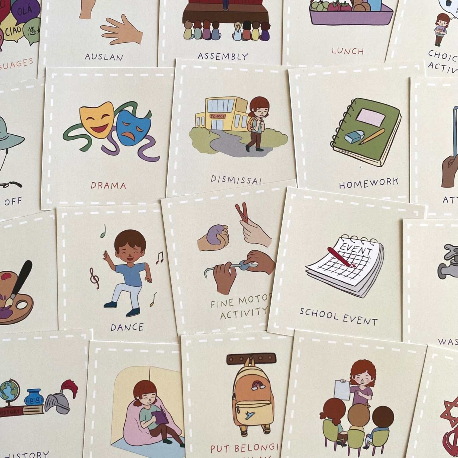 School Routine Cards printable Child Routine Cards - Etsy