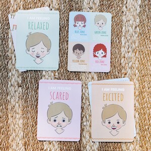 My Zones of Feelings Flash Cards Emotions Cards Zones of Regulation ...