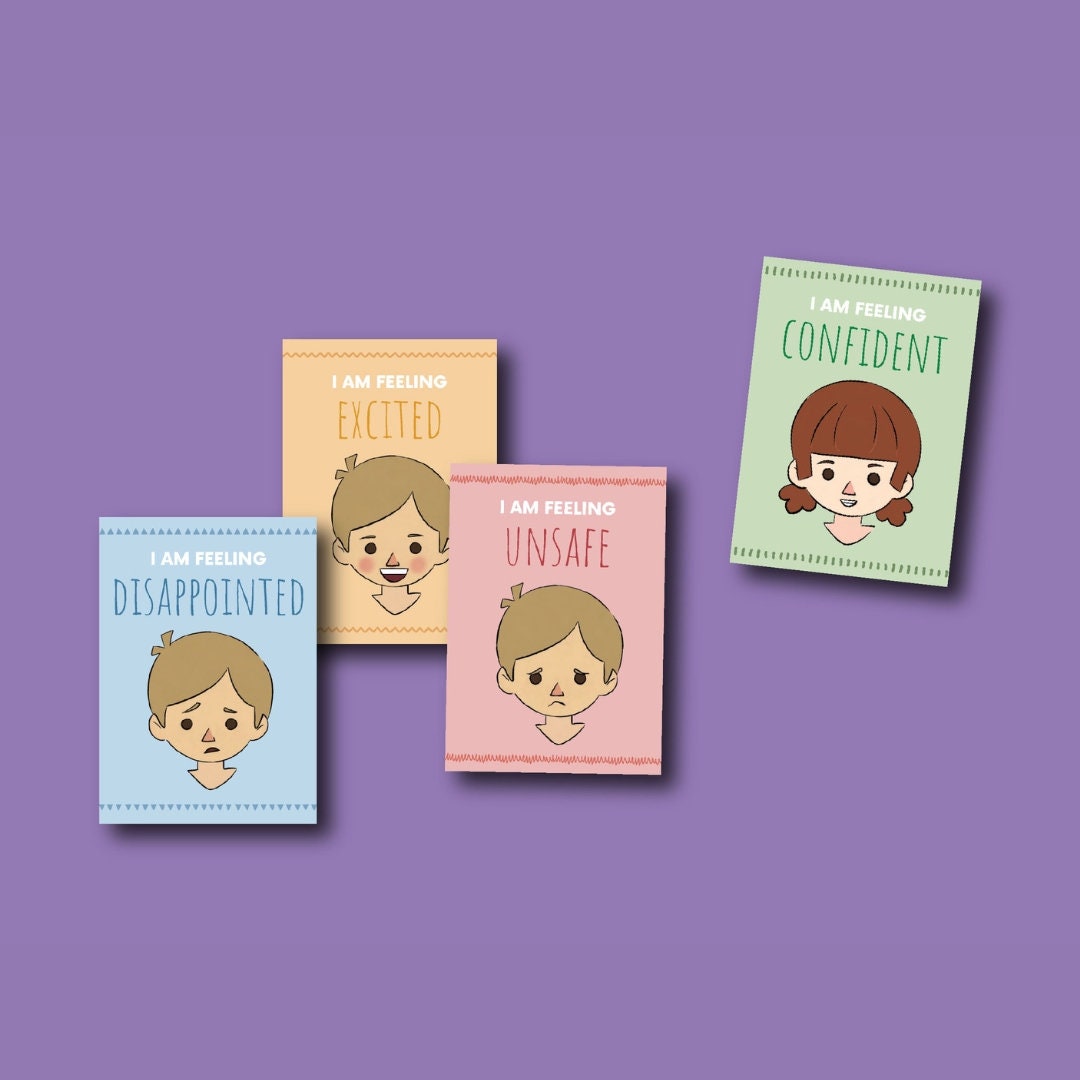 My Zones of Feelings Flash Cards printable Emotions Cards Zones of ...