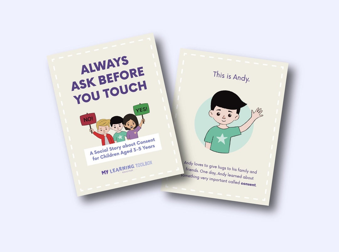 Always Ask Before You Touch - A Social Story About Consent for Children ...
