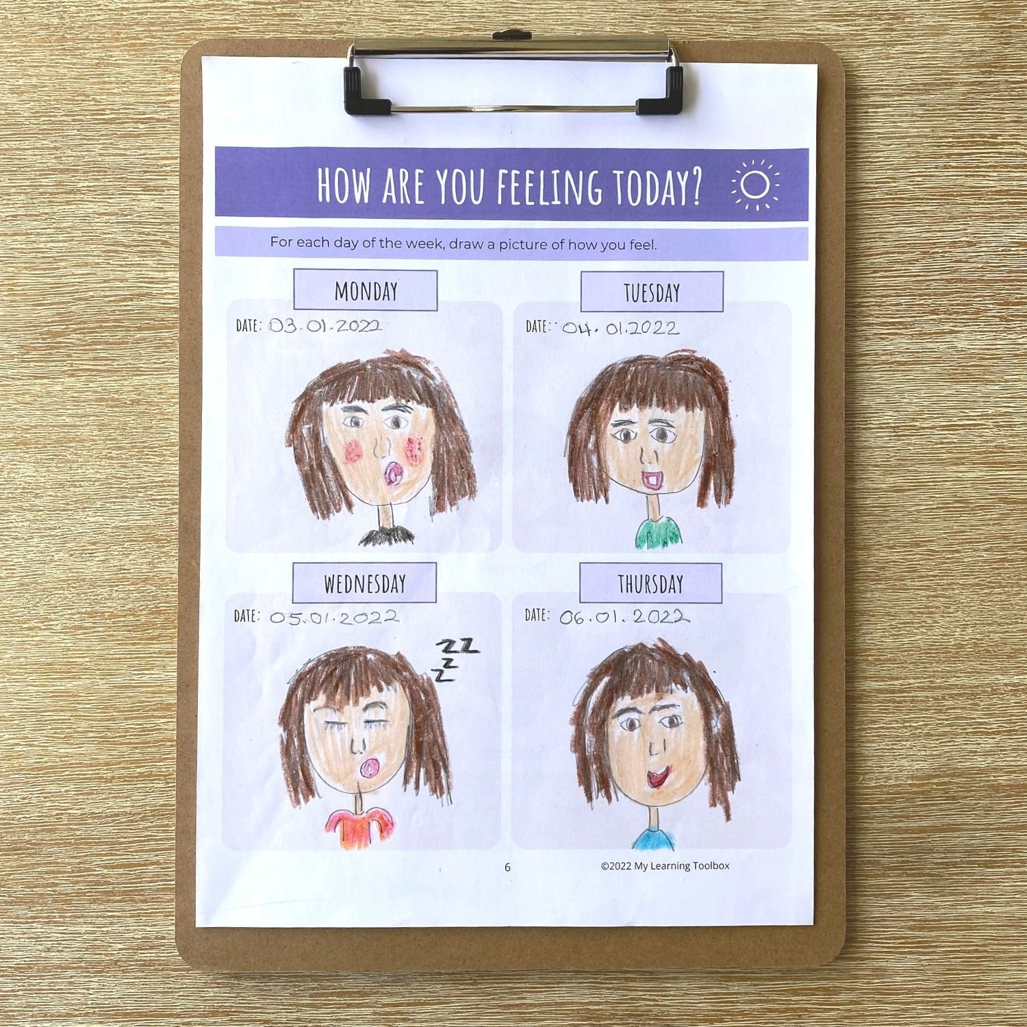 My Zones of Feelings Activity Kit printable Worksheets Zones of ...
