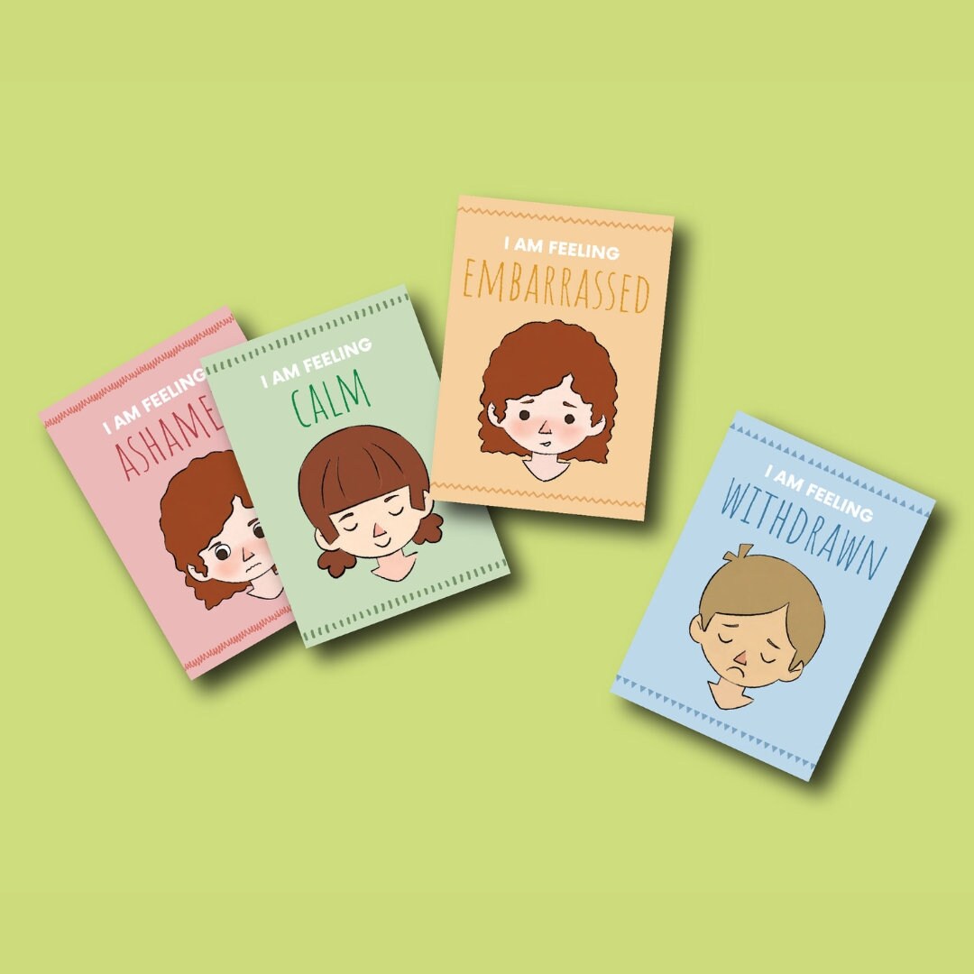 My Zones of Feelings Flash Cards printable Emotions Cards Zones of ...