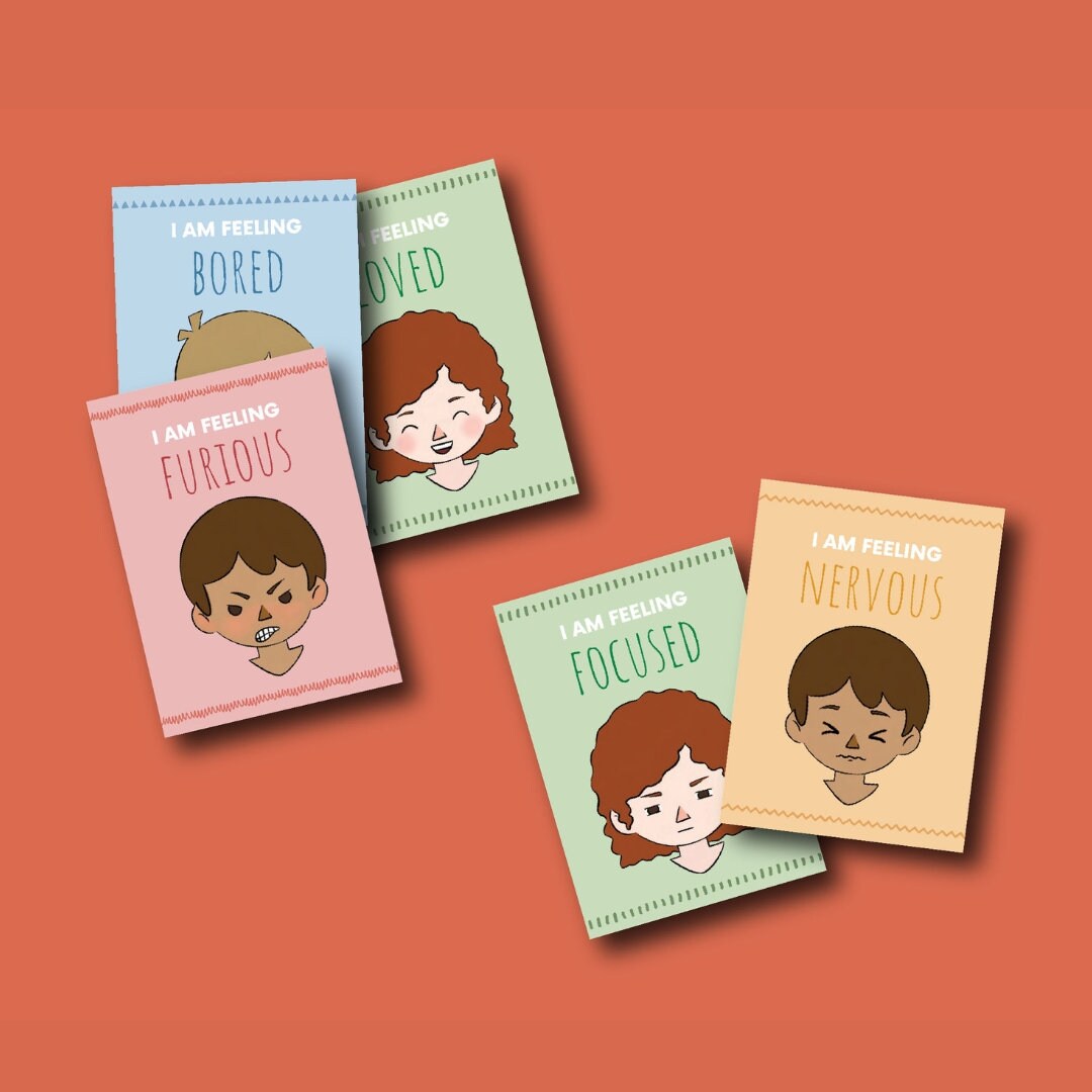 My Zones of Feelings Flash Cards printable Emotions Cards Zones of ...