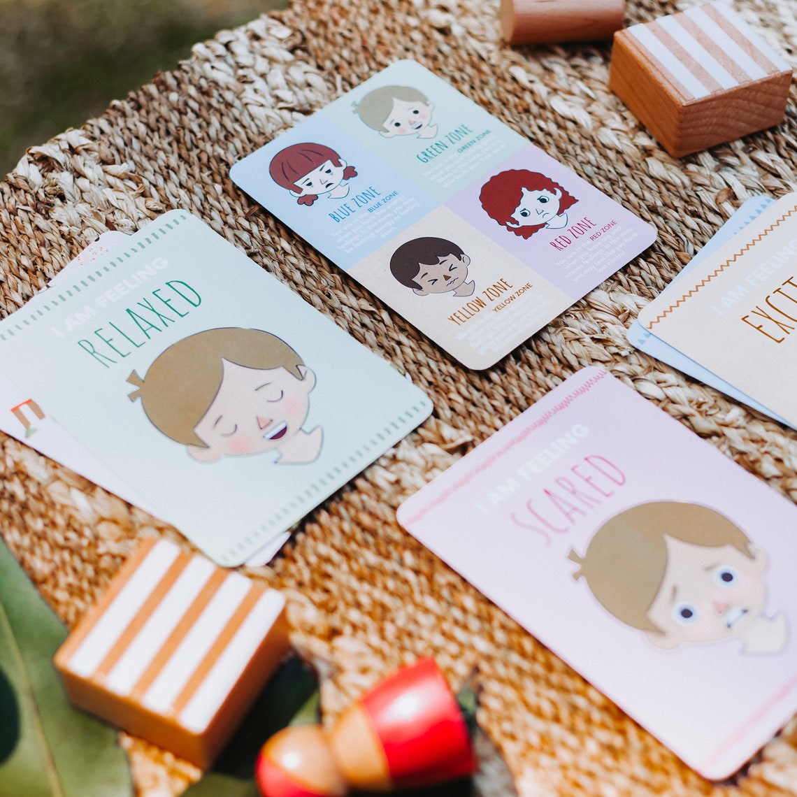 My Zones of Feelings Flash Cards Emotions Cards Zones of Regulation ...