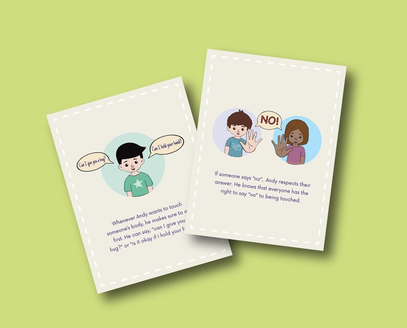 Always Ask Before You Touch A Social Story About Consent for Children ...