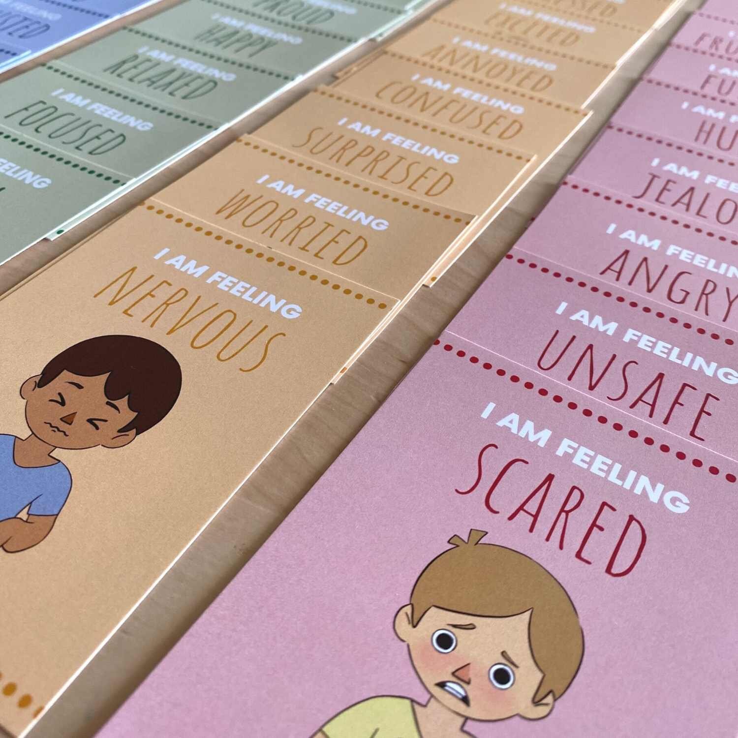 My Zones of Feelings Auslan Edition Flash Cards printable - Etsy