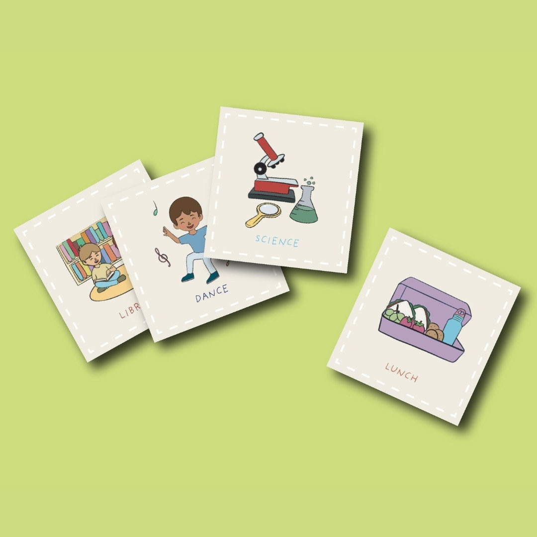 School Routine Cards printable Child Routine Cards - Etsy